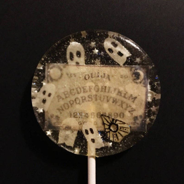 Spooky Ouija Board Lollipops with Ghosts & Edible Glitter - Orchard ...