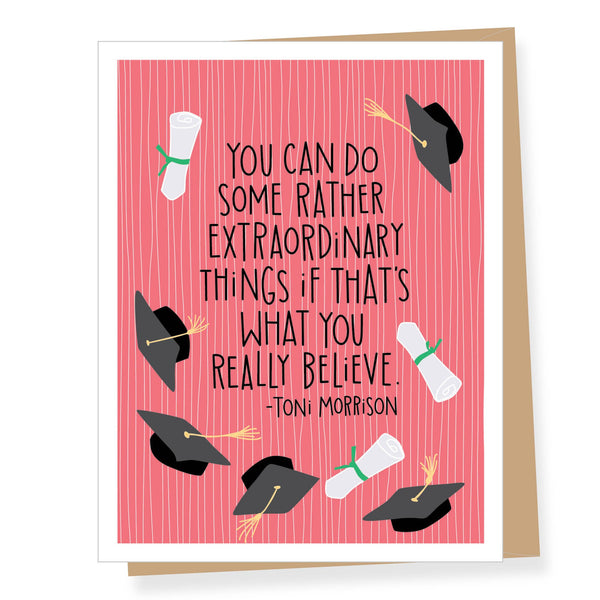 Toni Morrison Quote Graduation Card - Orchard Lane Flowers