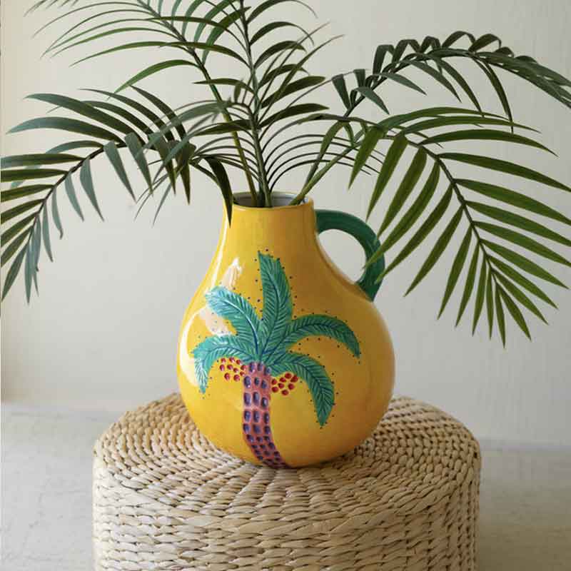 Funky Palm Tree Vase - Orchard Lane Flowers