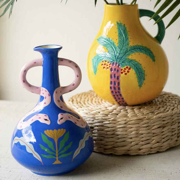 Funky Palm Tree Vase - Orchard Lane Flowers