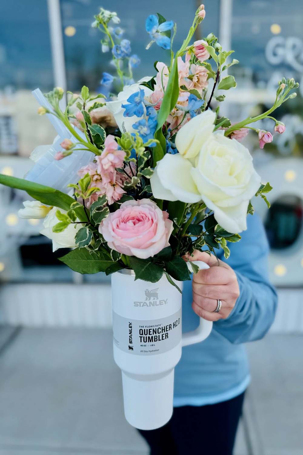 Stanley Cup Flower Arrangement | Orchard Lane Flowers