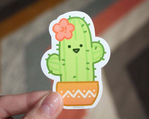 Sticker - Cactus Vinyl Decal - Orchard Lane Flowers